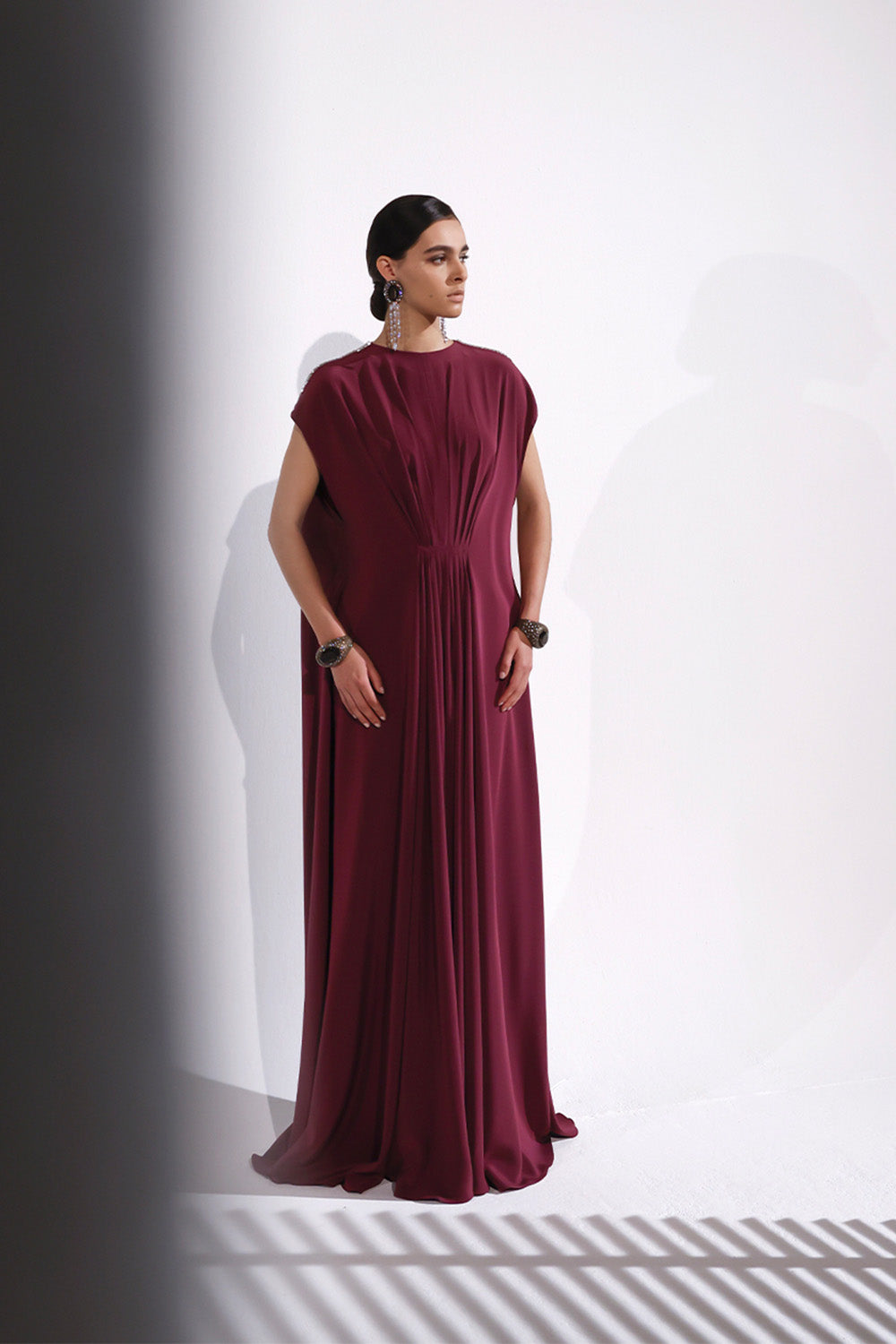 Retiens La Nuit Soft Pleated Dress by Stephane Rolland | Straight Gowns ...